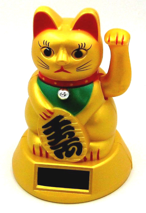 Maneki-neko（Cat-shaped talisman）_Baiduwiki