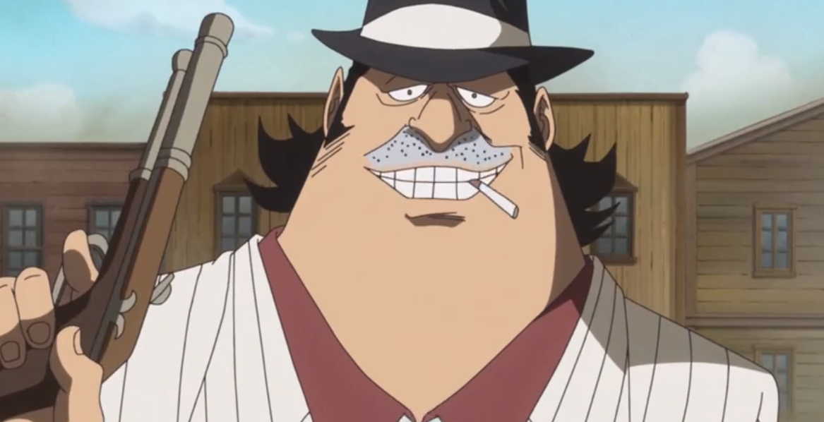 Capone Bege（A character in the Japanese manga *One Piece*.）_Baiduwiki