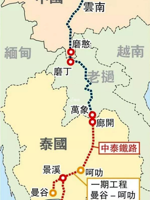 China-Laos-Thailand Railway_Baiduwiki