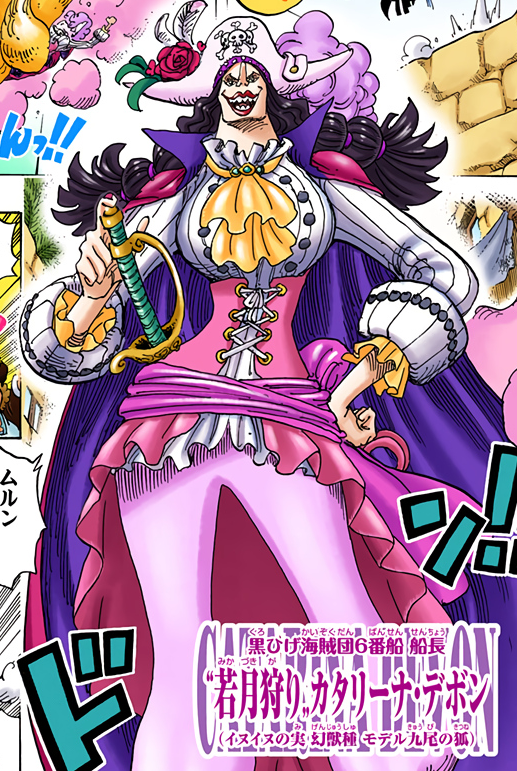 Catarina Devon（A character in the Japanese manga *One Piece*.）_Baiduwiki
