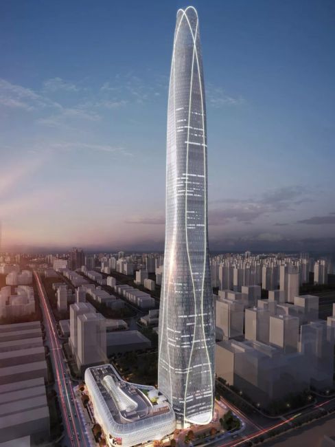 Tianjin CTF Finance Center（The tallest building in northern China, the ...