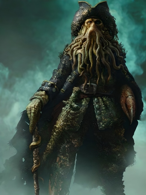Davy Jones（Antagonista principal en la película estadounidense *Piratas ...
