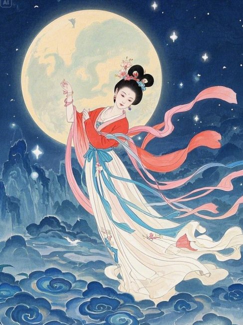 Chang'e（Mythological goddess of the moon in Chinese mythology.）_Baiduwiki