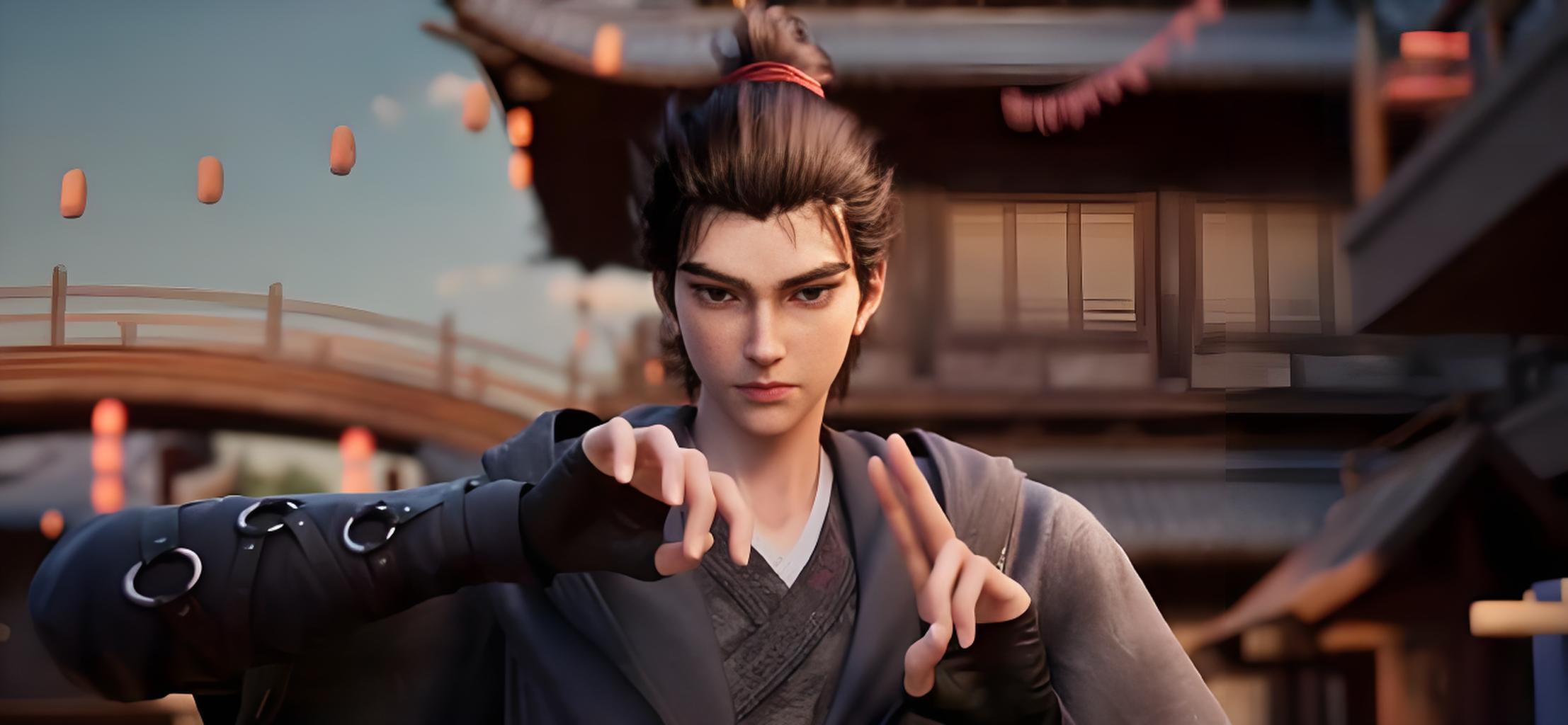 Meng Chuan（The male protagonist in the web animation "Cang Yuan Tu ...