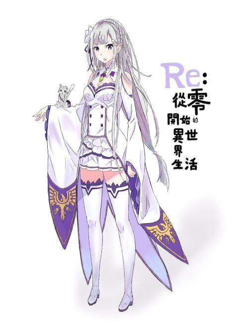 Emilia（The female protagonist of the light novel *Re:Zero − Starting ...
