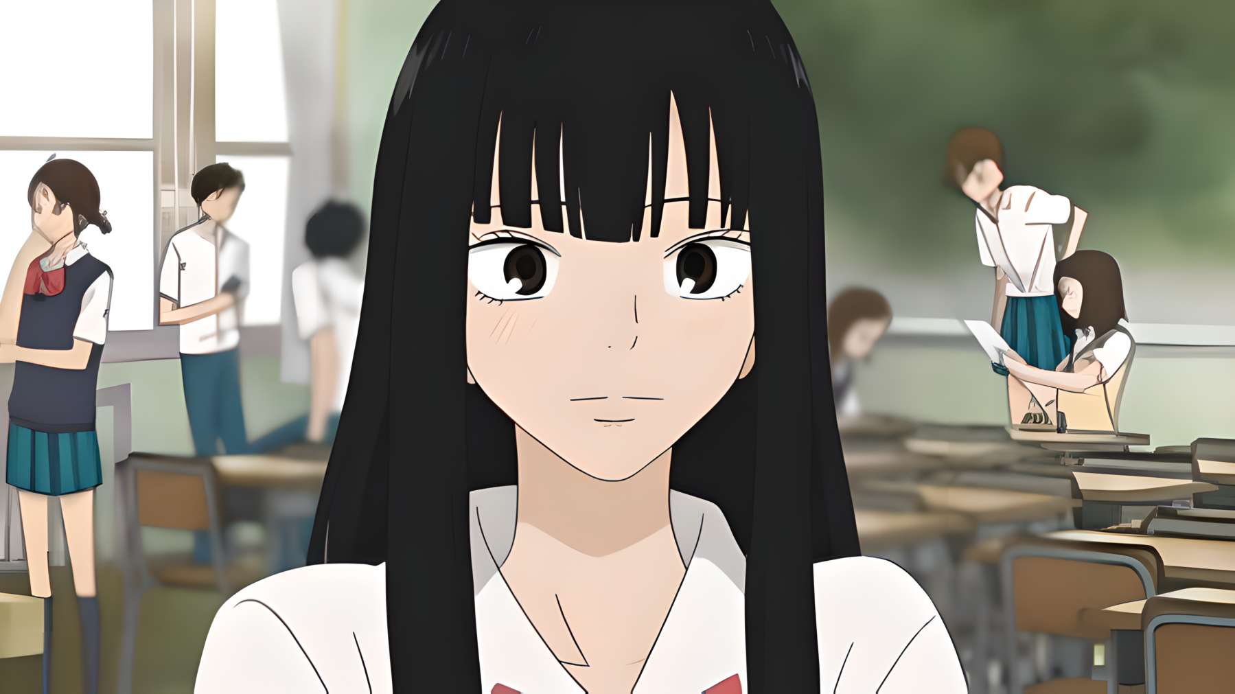 Kuronuma Sawako（A character from the manga Kimi ni Todoke.）_Baiduwiki