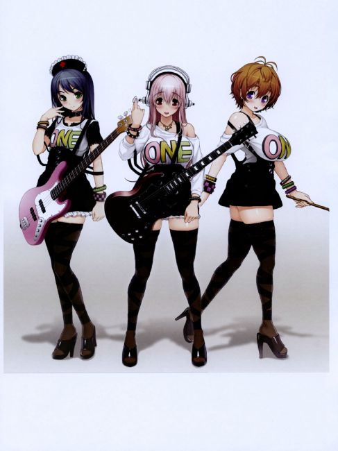 SUPERSONICO（A virtual idol character from the Japanese company Nitro+ ...