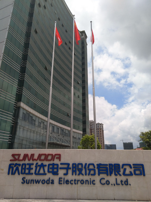 Sunwoda Electronic Co.,Ltd.（A listed company primarily engaged in the ...