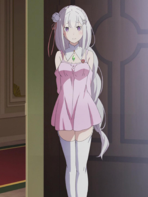 Emilia（The female protagonist of the light novel *Re:Zero − Starting ...