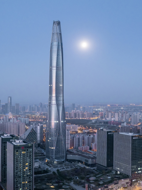 Tianjin CTF Finance Center（The tallest building in northern China, the ...