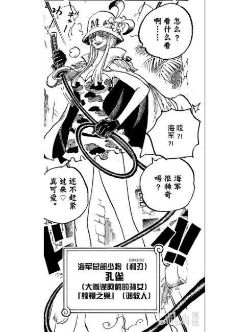 Kujaku（A character from the Japanese manga "One Piece".）_Baiduwiki
