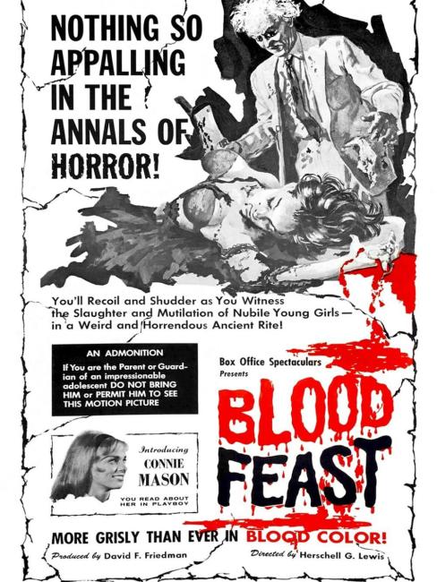 Blood Feast（A 1963 American film directed by Herschell Gordon Lewis ...